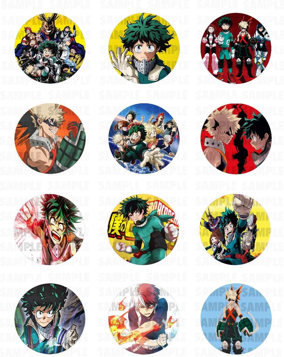 Amazon.com: Cakecery My Hero Academia Edible Image Cupcake Cookie ...
