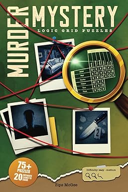 Amazon.com: Murder Mystery Logic Grid Puzzles: 75+ Puzzles, 20 Separate ...