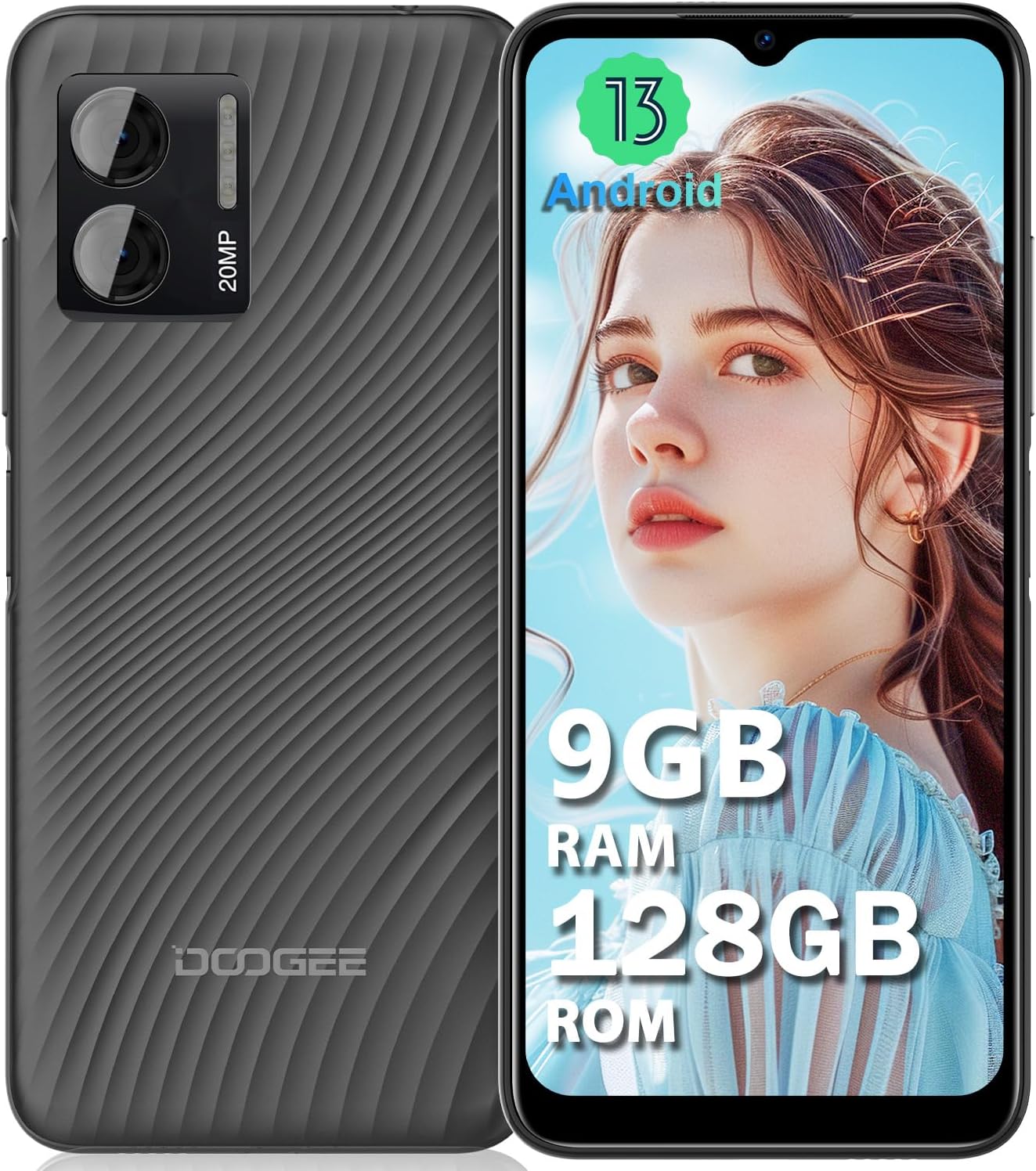 Amazon.com: DOOGEE N50S Cell Phone 2024, 9GB +128GB (1TB TF), Android ...