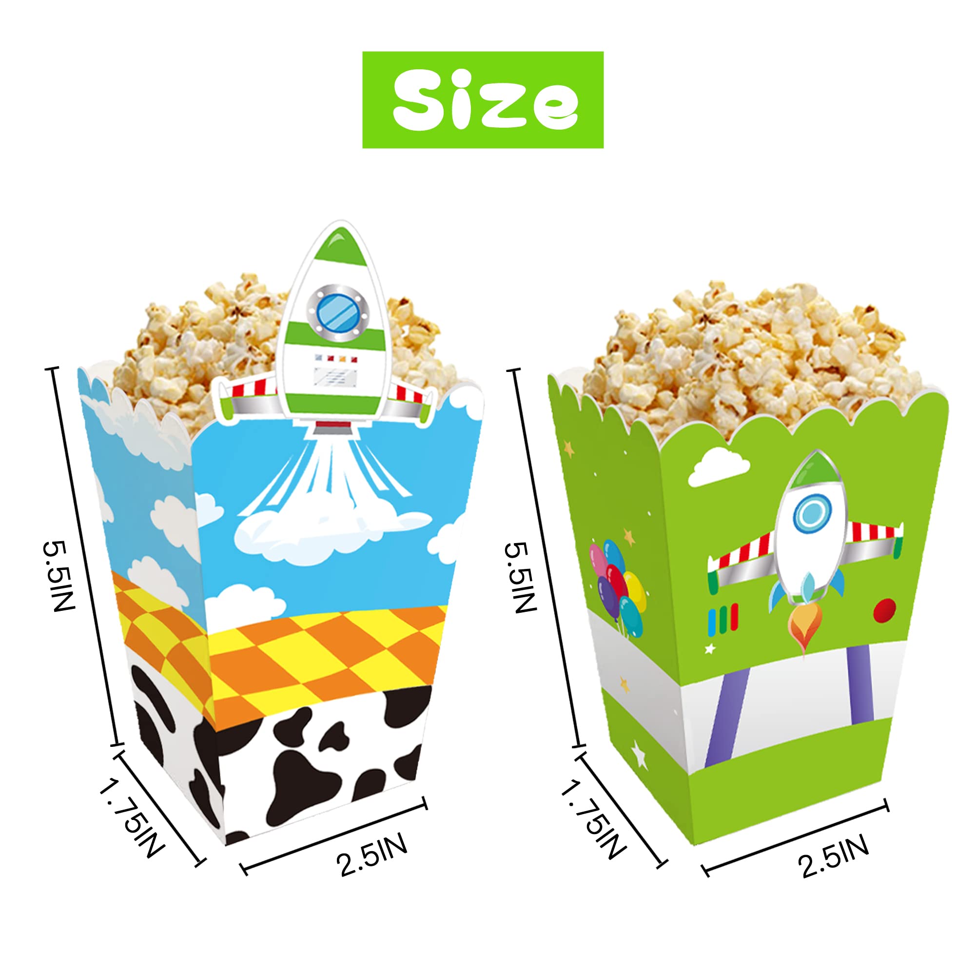 Snapklik.com : Xustanina Toy Inspired Cartoon Story Popcorn Boxes