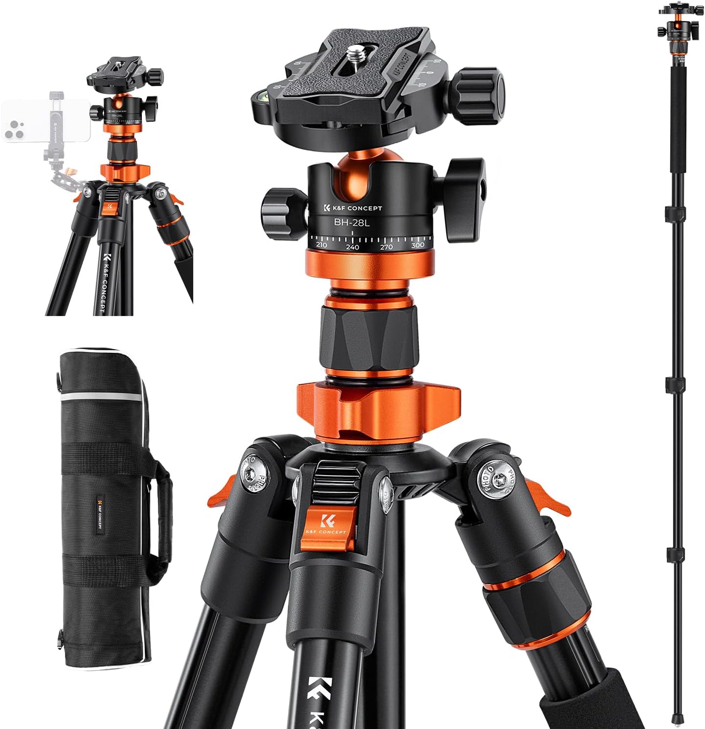 SLIK Pro 700 DX Titanium Tripod with 700DX 3-Way Pan and Tilt Head ...