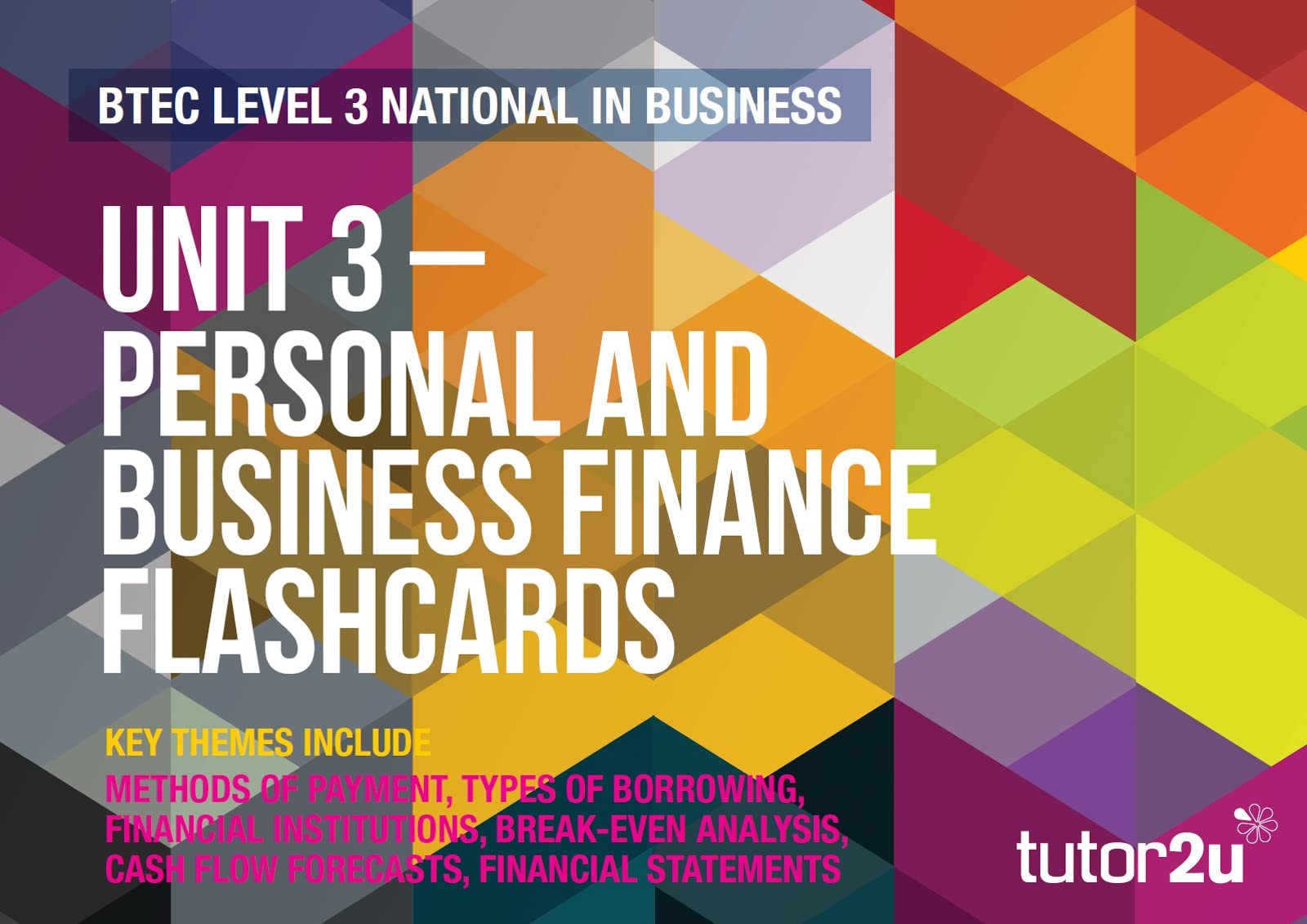 BTEC National Business Revision Flashcards for Unit 3: Personal and ...