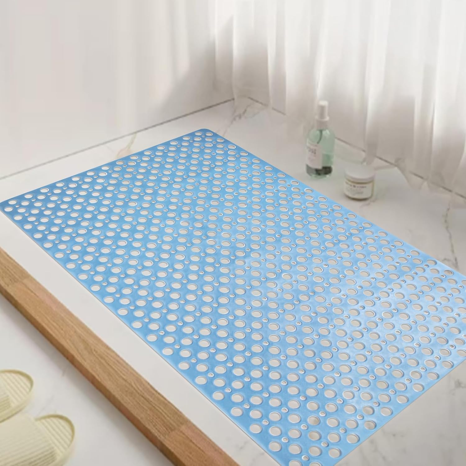 Amazon.com: Tiamo Extra Large Shower Mat Non Slip,47 * 31 Inch Bathtub ...