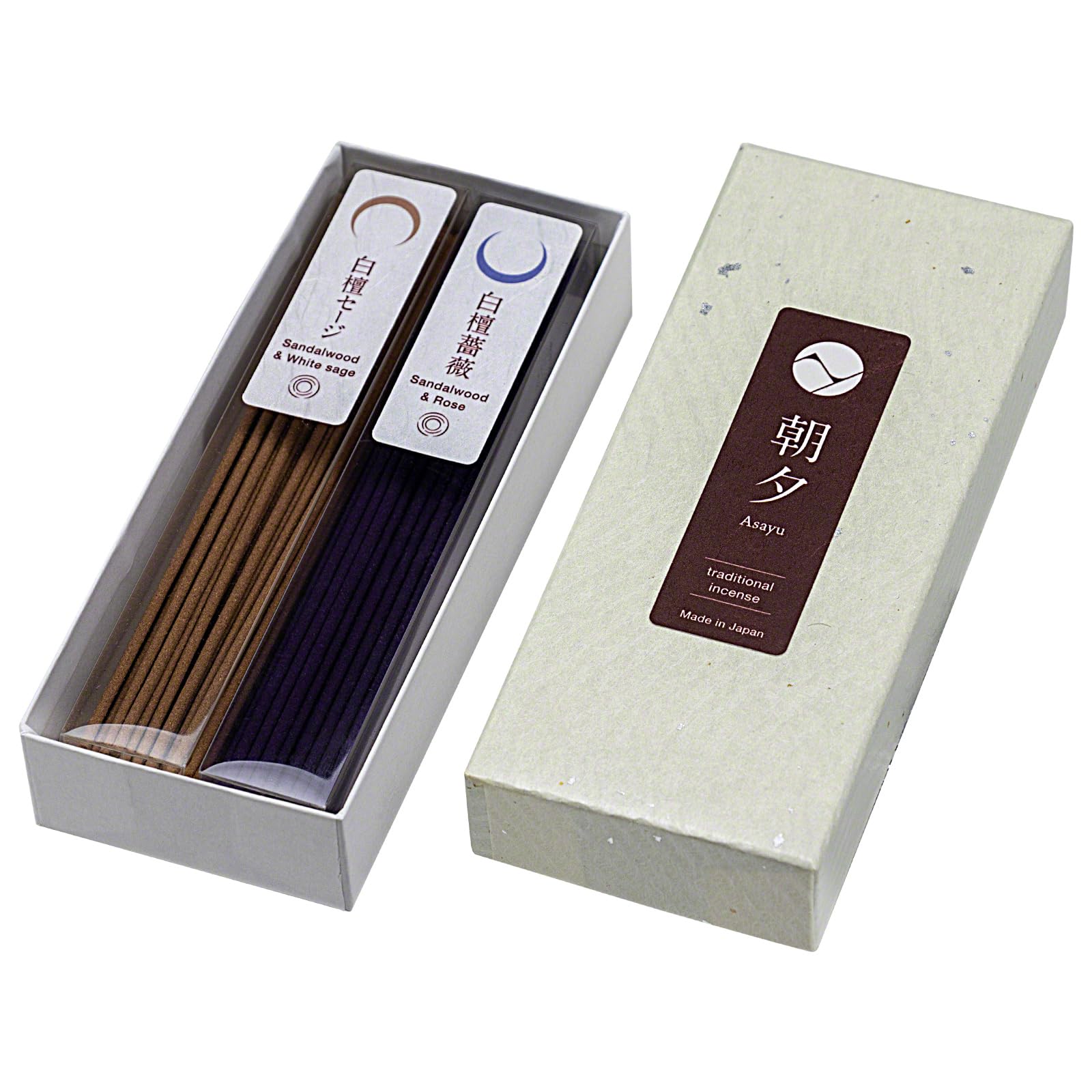 Amazon.com: Asayu Japan Traditional Incense Sticks Purification Set ...