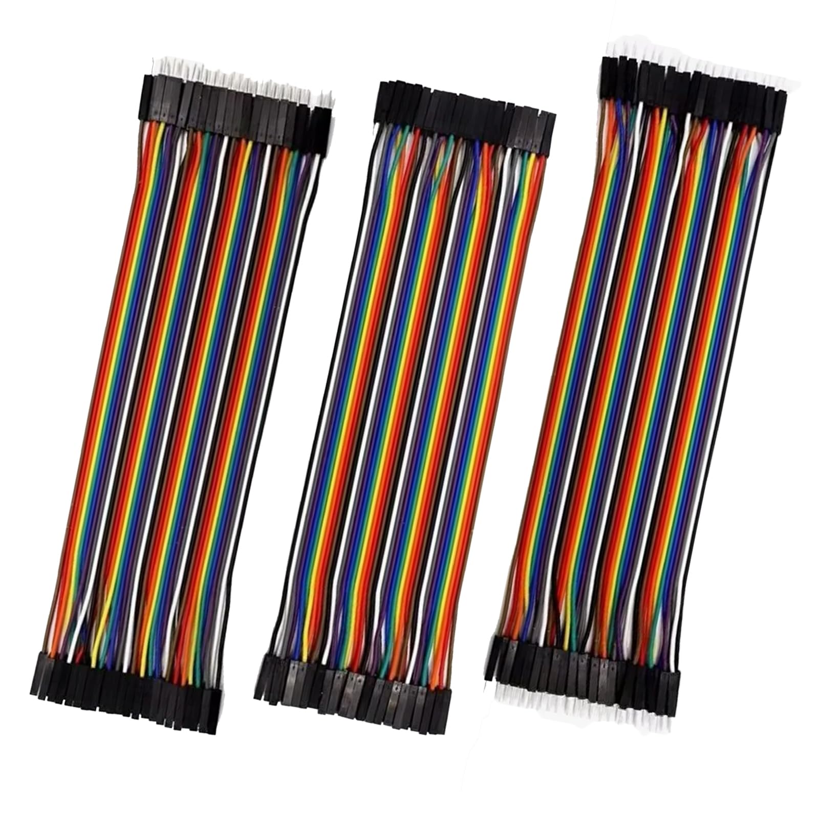 120pcs Multicolored Dupont Wire,Jumper Wires,Dupont Breadboard Ribbon ...