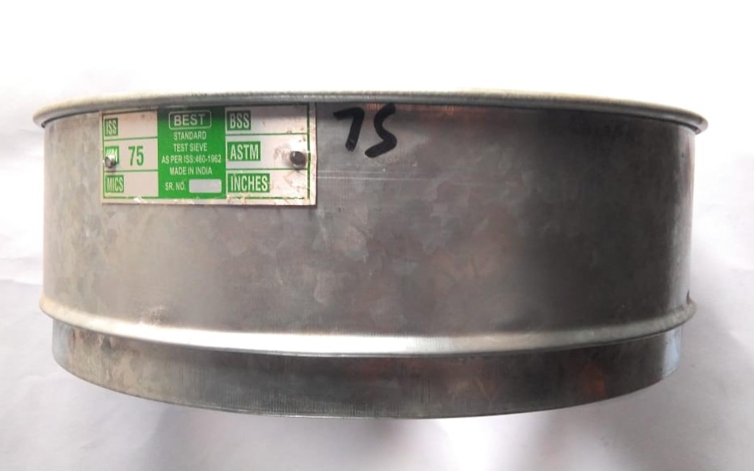 Galvanized Iron Test Sieves for Laboratory Use with GI Frames 300 mm ...