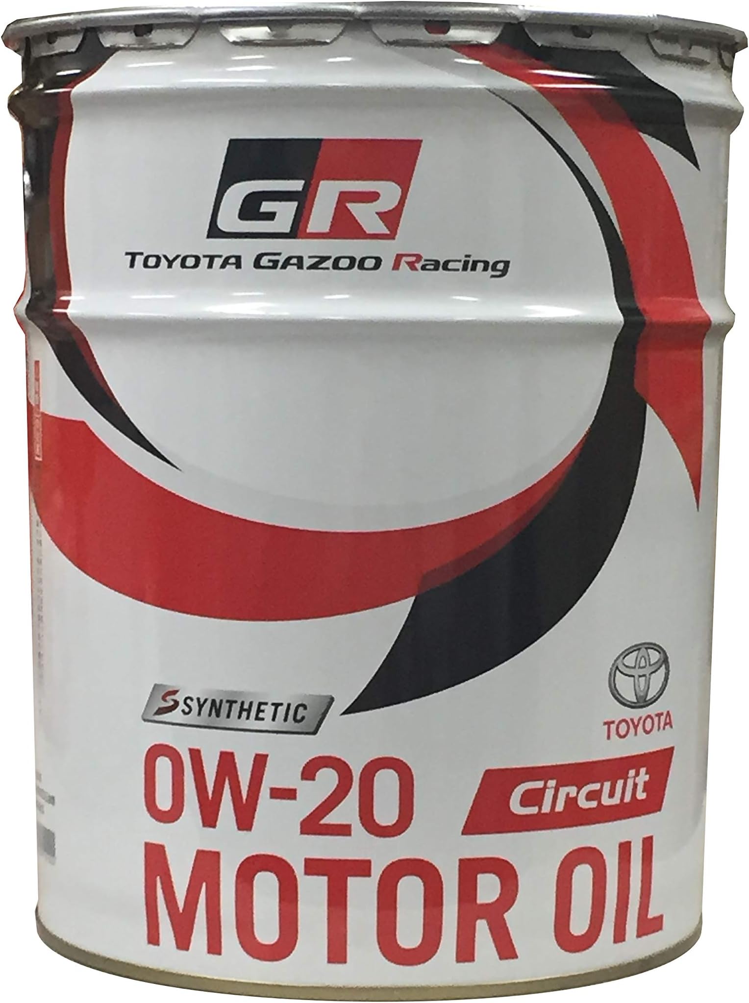 Amazon | TOYOTA GAZOO Racing トヨタ純正 GR MOTOR OIL Circuit 0W-20 20L エンジン ...
