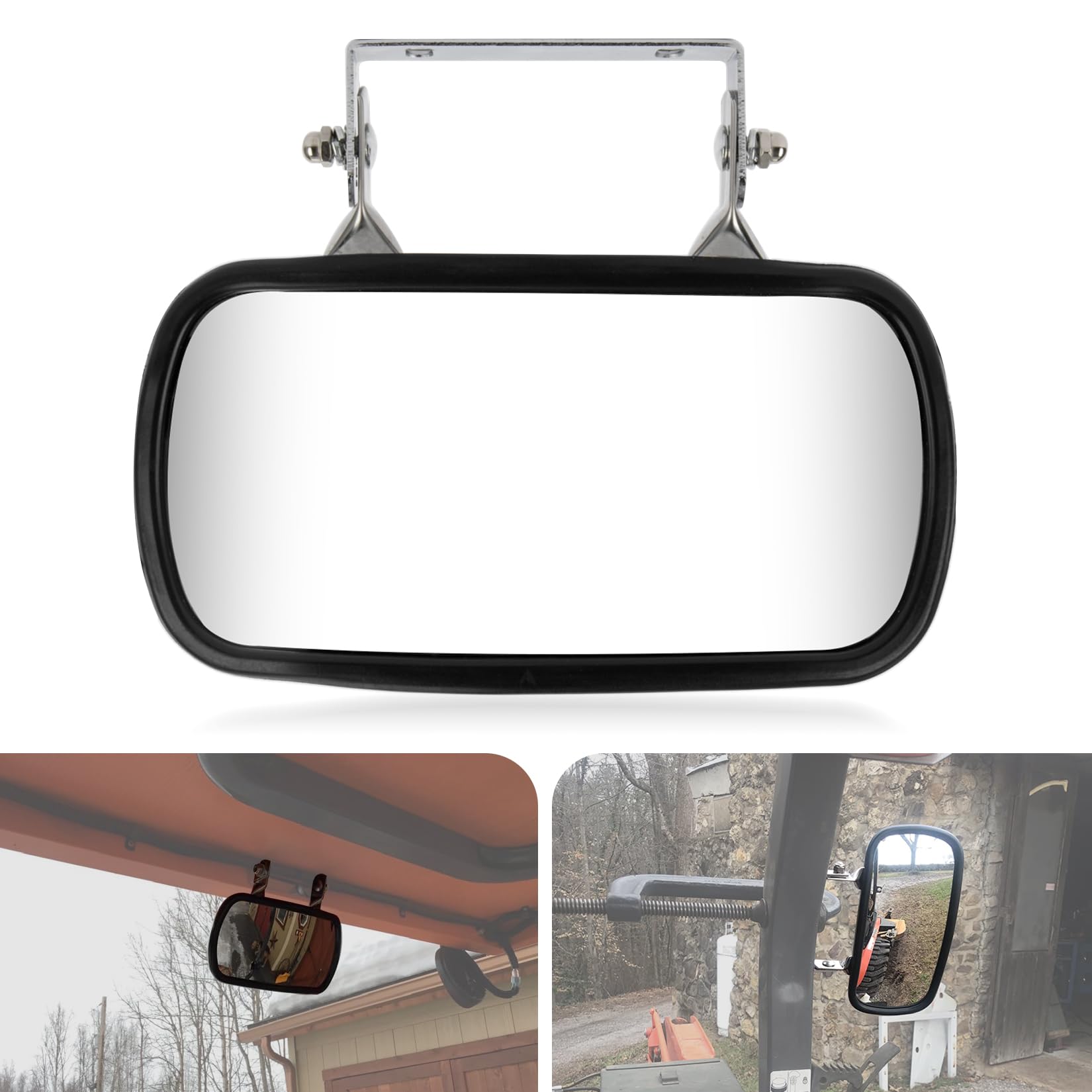 Amazon.com: Tractor Convex Mirror - PSLER Truck Mirrors Stainless Steel ...