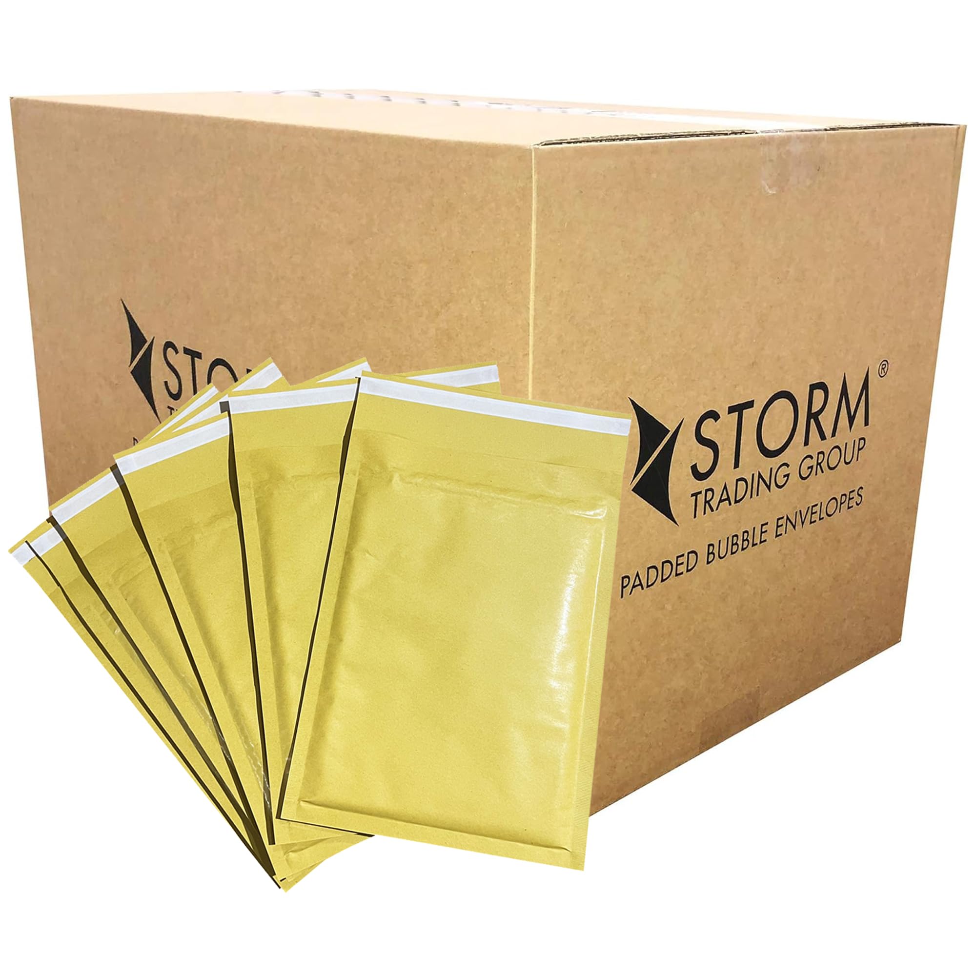 Gold Strong Padded Bubble Envelopes Lightweight Peel & Seal Cushioned ...