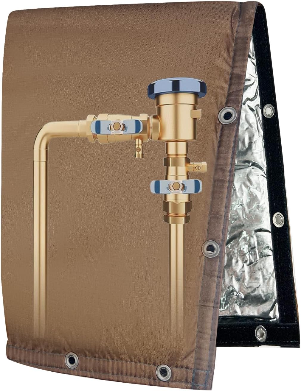 Backflow Preventer Insulated Cover (5˚F) Thick 6-Layer Fabric Pipe ...