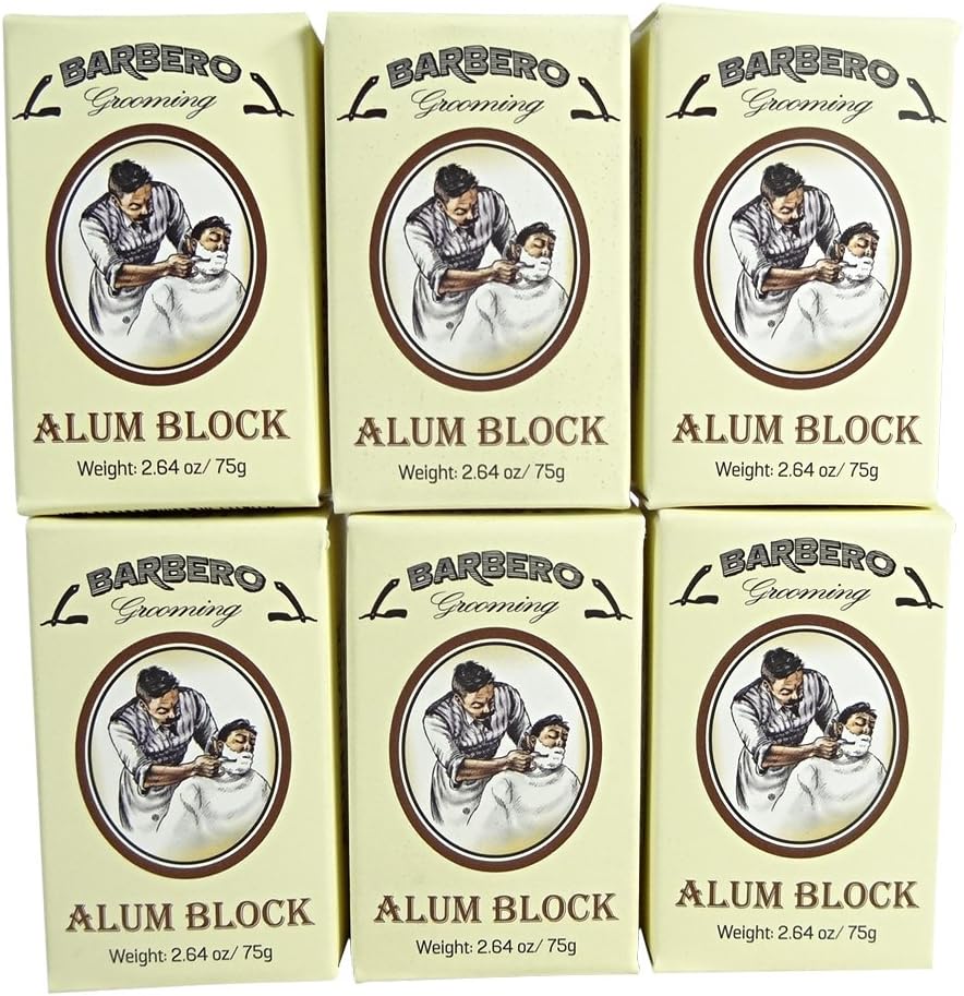 Amazon.com: Barbero Alum Block 2.64 oz / 75 g Pack of 6 : Beauty ...