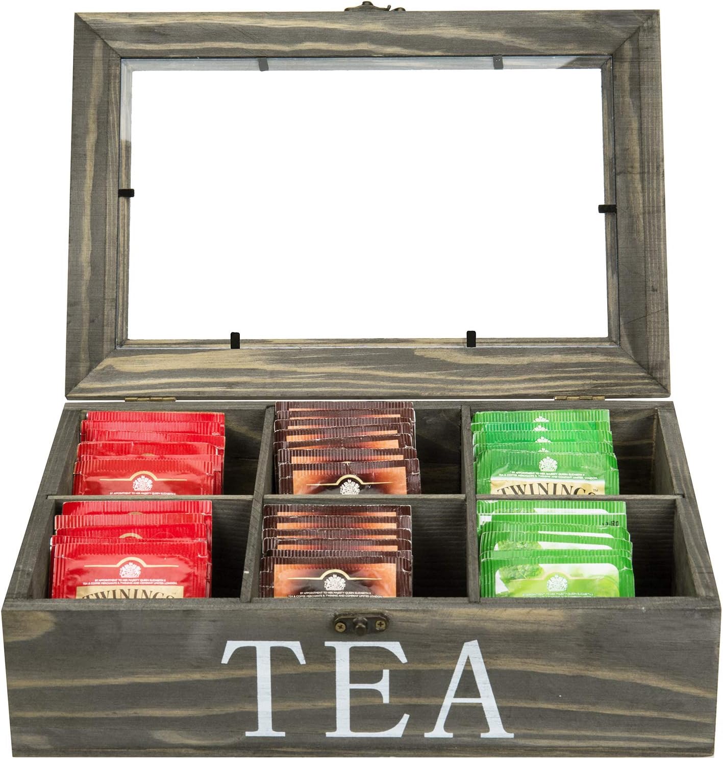 Vintage Tea Storage Box with 8 Compartments and Lid Philippines | Ubuy