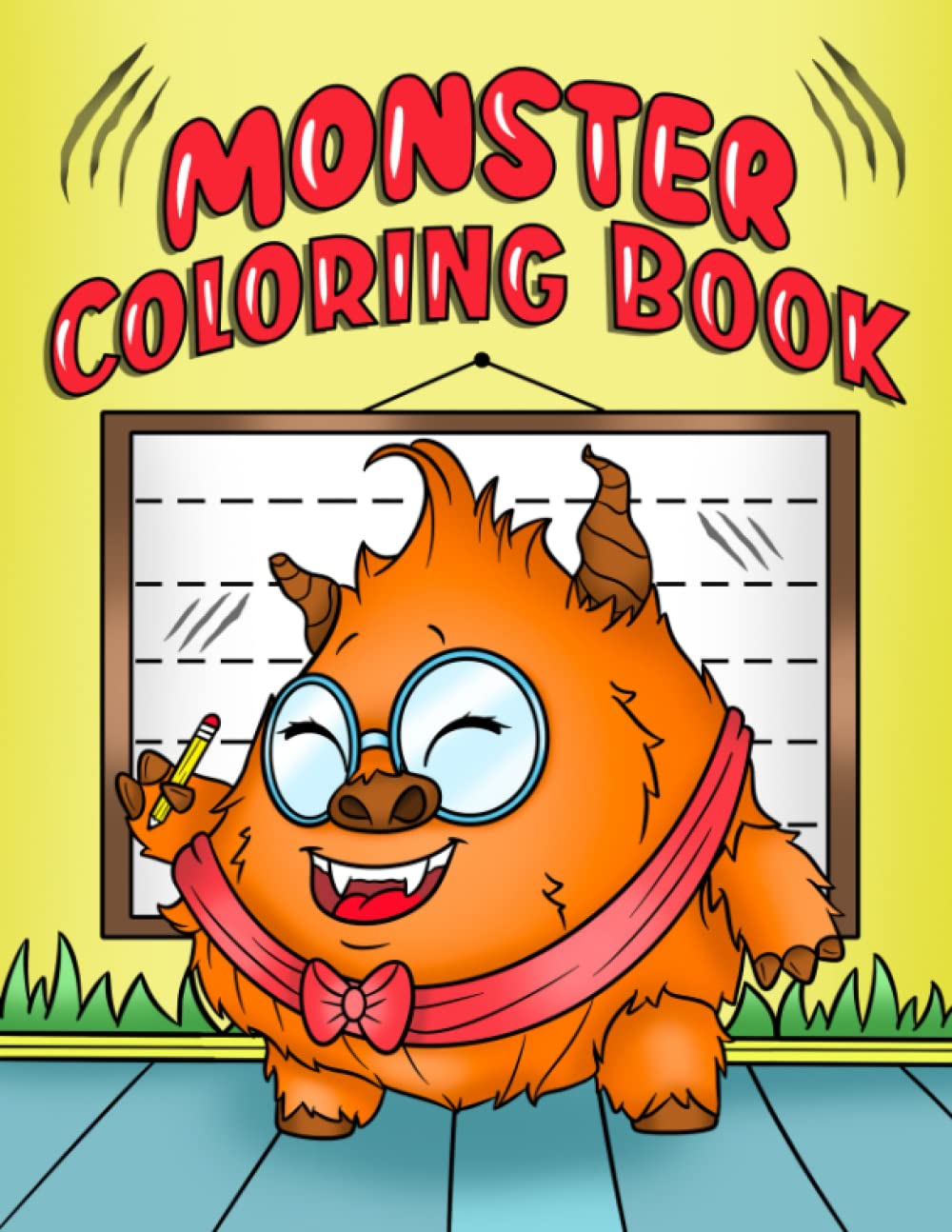 Monster Coloring Book: Cute and Fun Coloring Book for Kids who Love ...