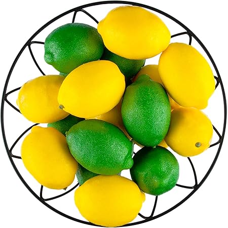 Amazon.com: Lifelike & Higher Quality Fake Lemons Set -14PCS - Real ...