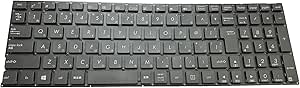 Amazon.co.jp: Japanese keyboard compatible with ASUS X555 X555L X555LA ...
