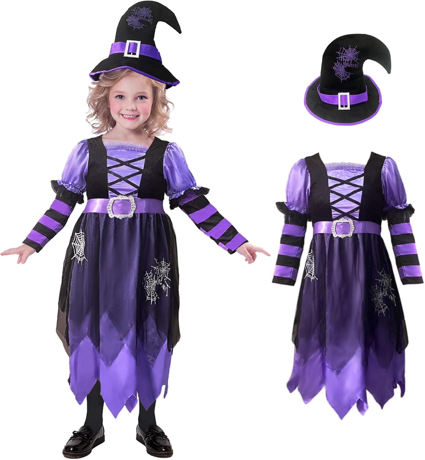 Amazon.com: Kitimi Wizard Costume Party Cosplay Set, Wizard Cloak Robe ...
