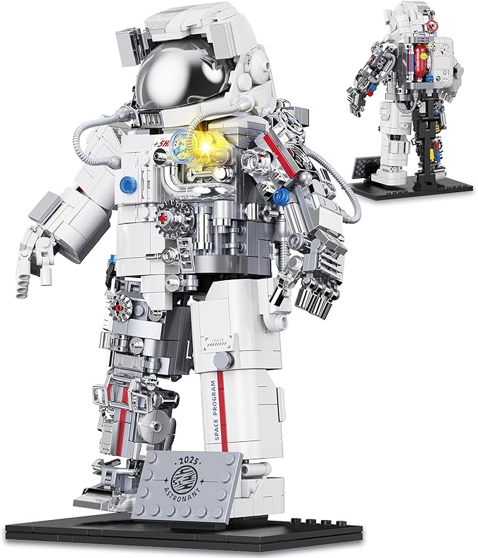 Amazon.com: Space Astronaut Building Set Compatible with Lego Space ...