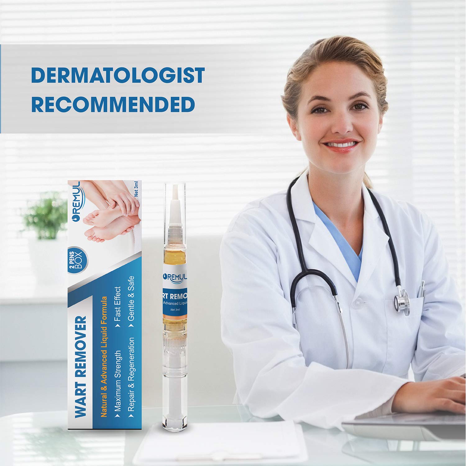 OREMUL Wart and Verruca Remover - Extra Strength Effective Verruca ...