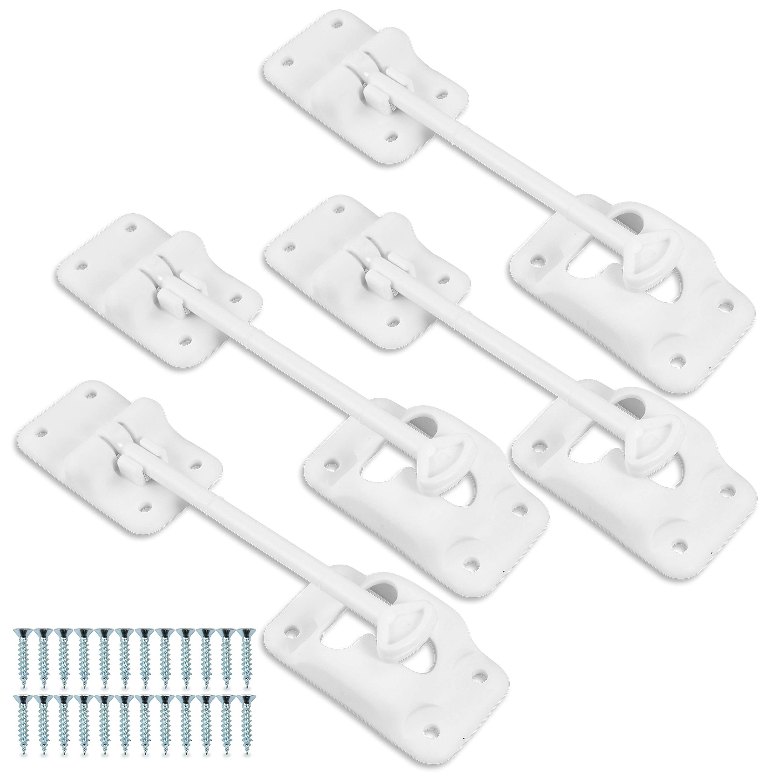 Amazon.com: Leisure Coachworks 4-Pack White RV T-Style Door Holder ...