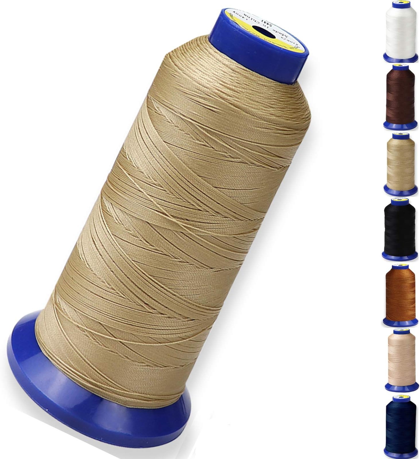 Amazon.com: Set of 6 Heavy Duty Upholstery Thread for Canvas Leather ...
