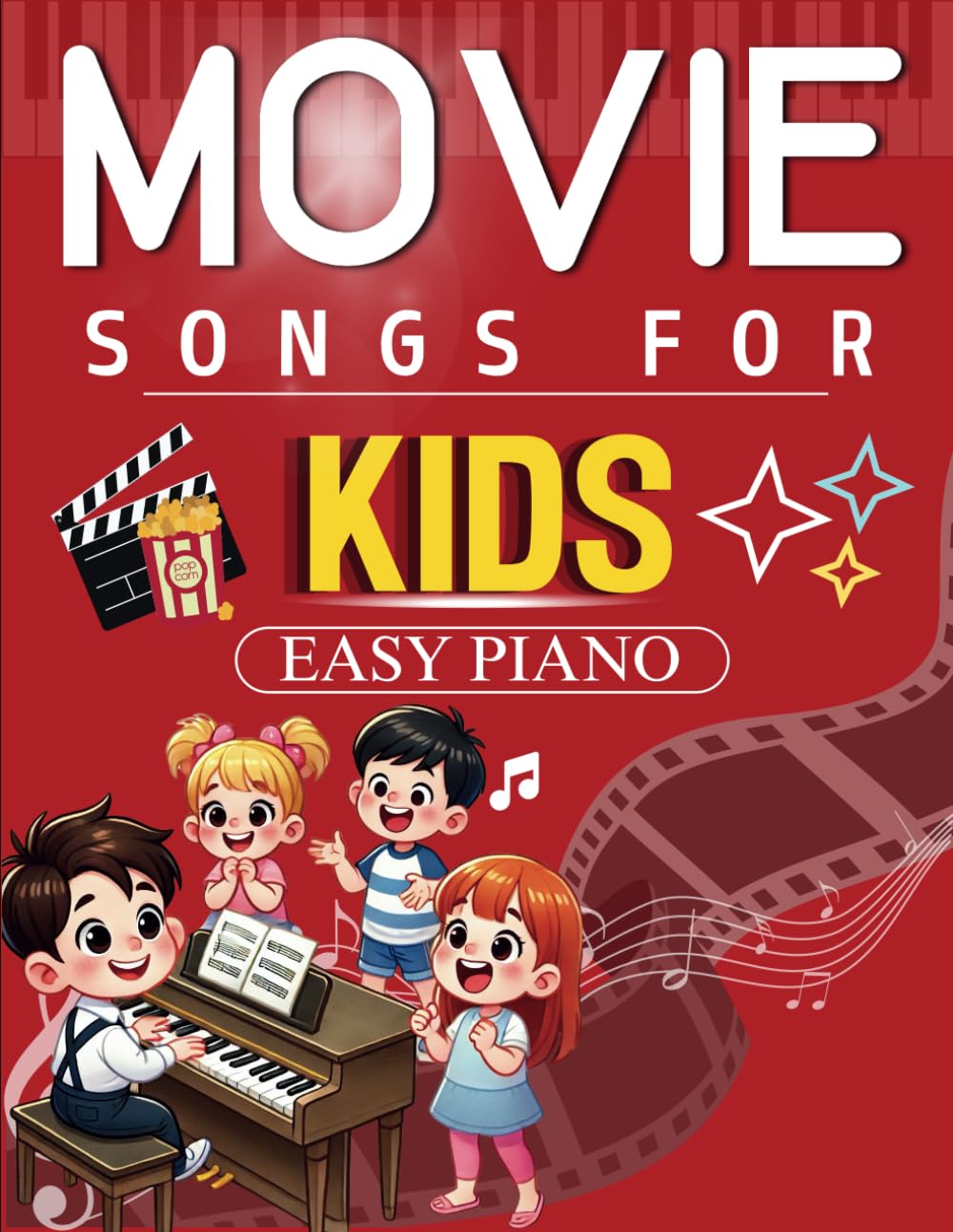 Amazon.com: Movie Songs for Kids Easy Piano: Selection of 30 Favorite ...