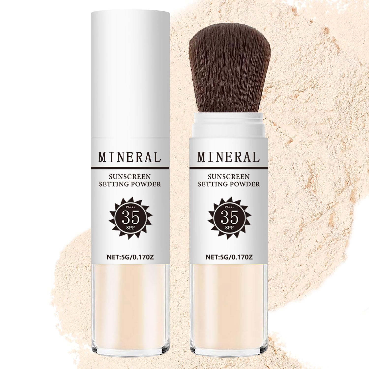 Amazon.com : Mineral Sunscreen Setting Powder, SPF 35 Translucent Loose ...