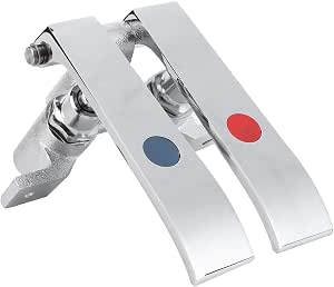 Brass Faucet Valve, No Hands- Foot Pedal Control, Self-Closing Water ...
