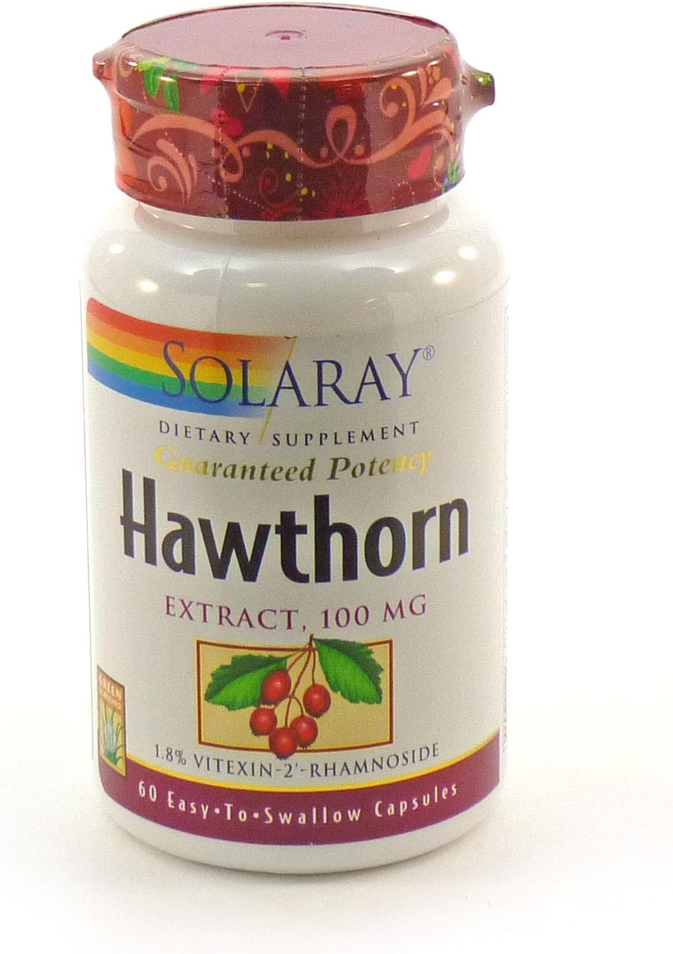 Amazon.com: Hawthorn Aerial Extract 100mg Solaray 60 Caps : Health ...