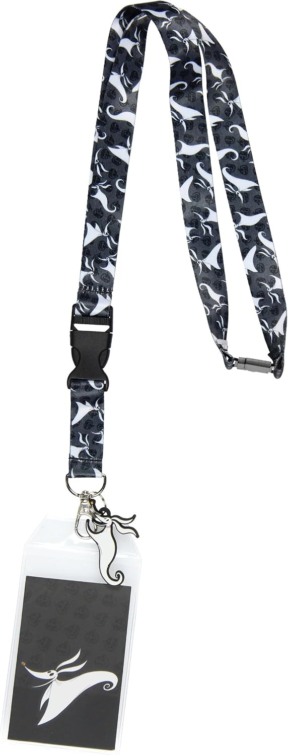 Amazon.com: Nightmare Before Christmas Lanyard Zero the Dog ID Badge ...