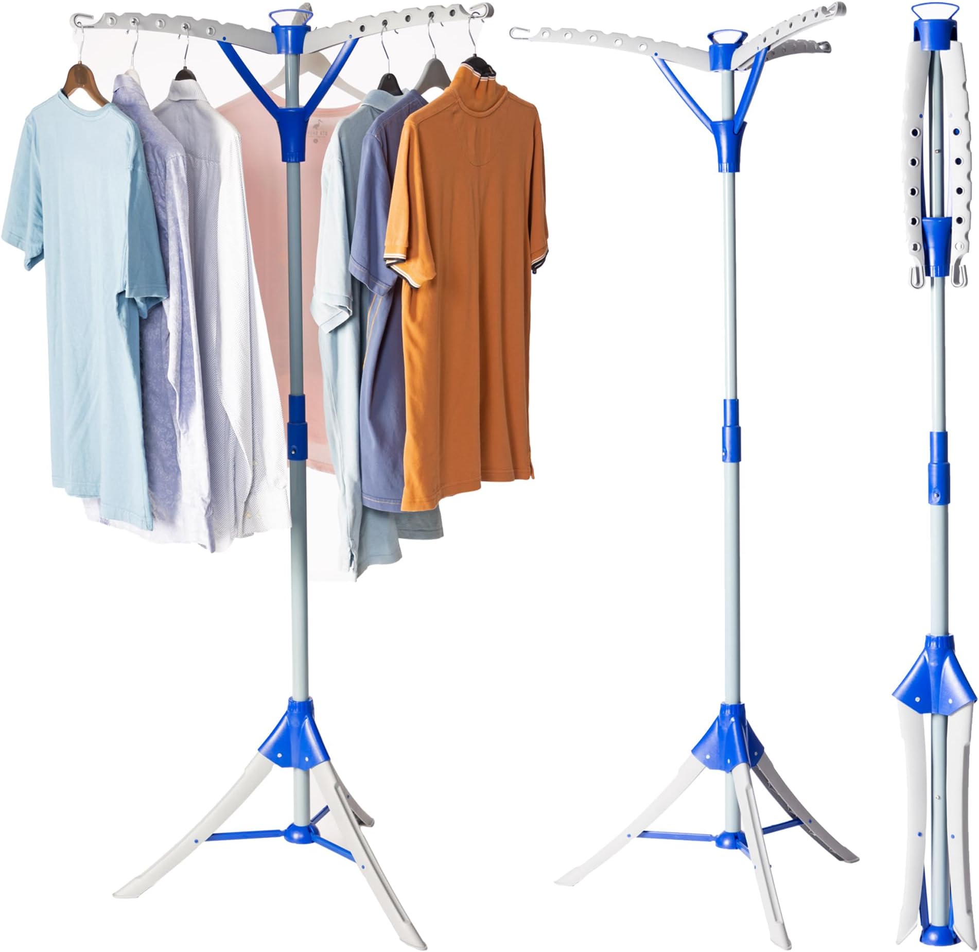 EASYmaxx VARIO clothes horse for shirts | Foldable clothes horse for ...
