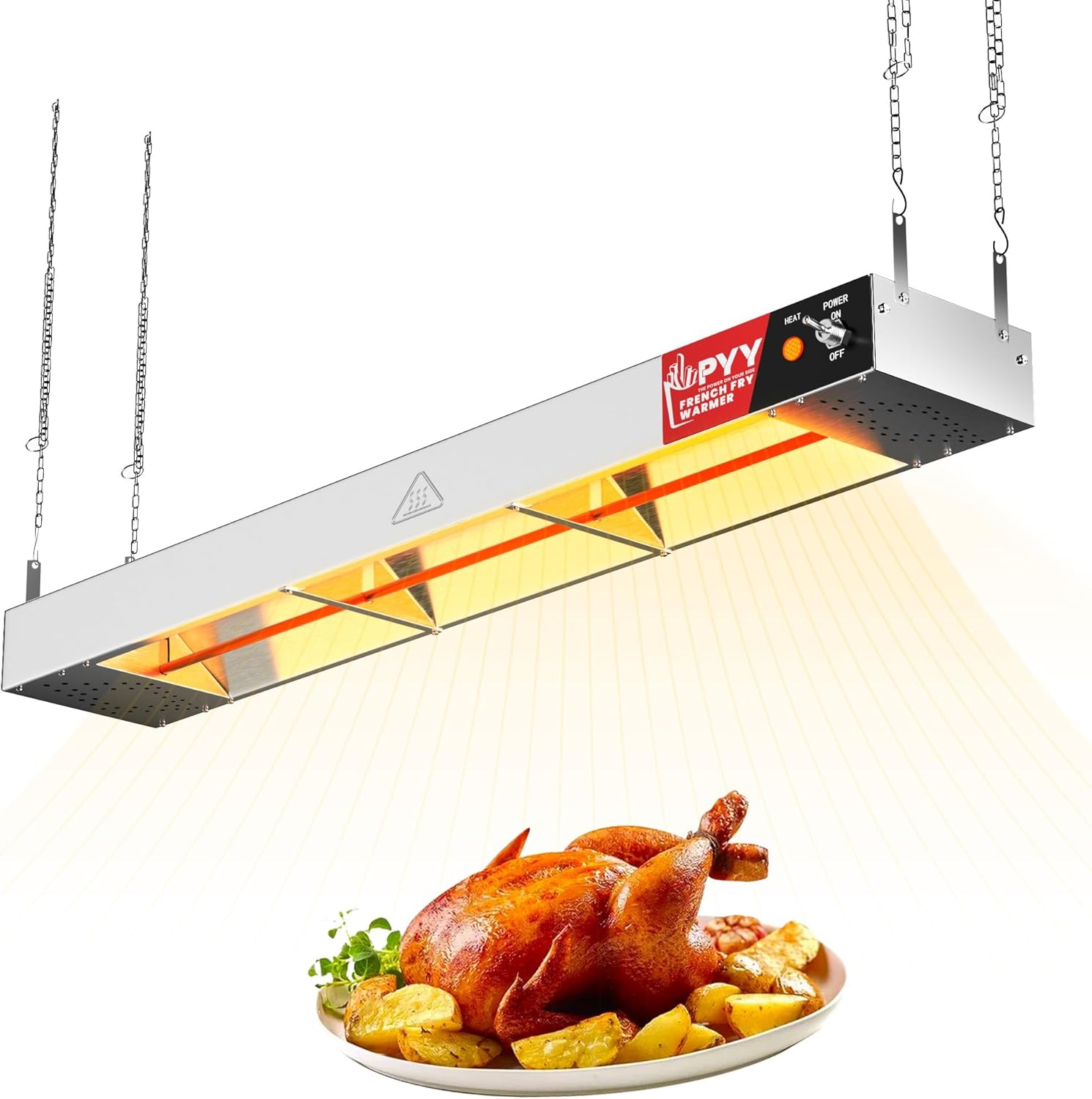 Amazon.com: PYY 36 Inch Food Heat Lamp Strip - 500W Commercial Food ...