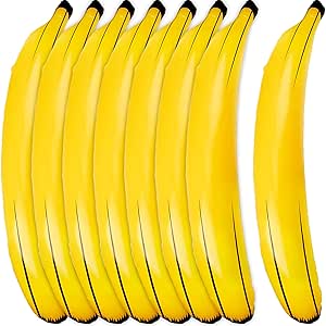Amazon.com: Cagemoga 8 Pcs 71 Inch Large Inflatable Banana Jumbo Giant ...
