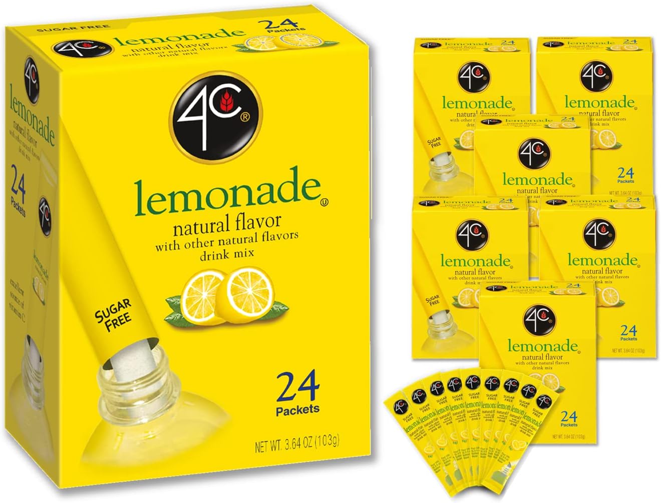 Amazon.com : Crystal Light Pure Drink Mix, Lemonade, On The Go Packets ...