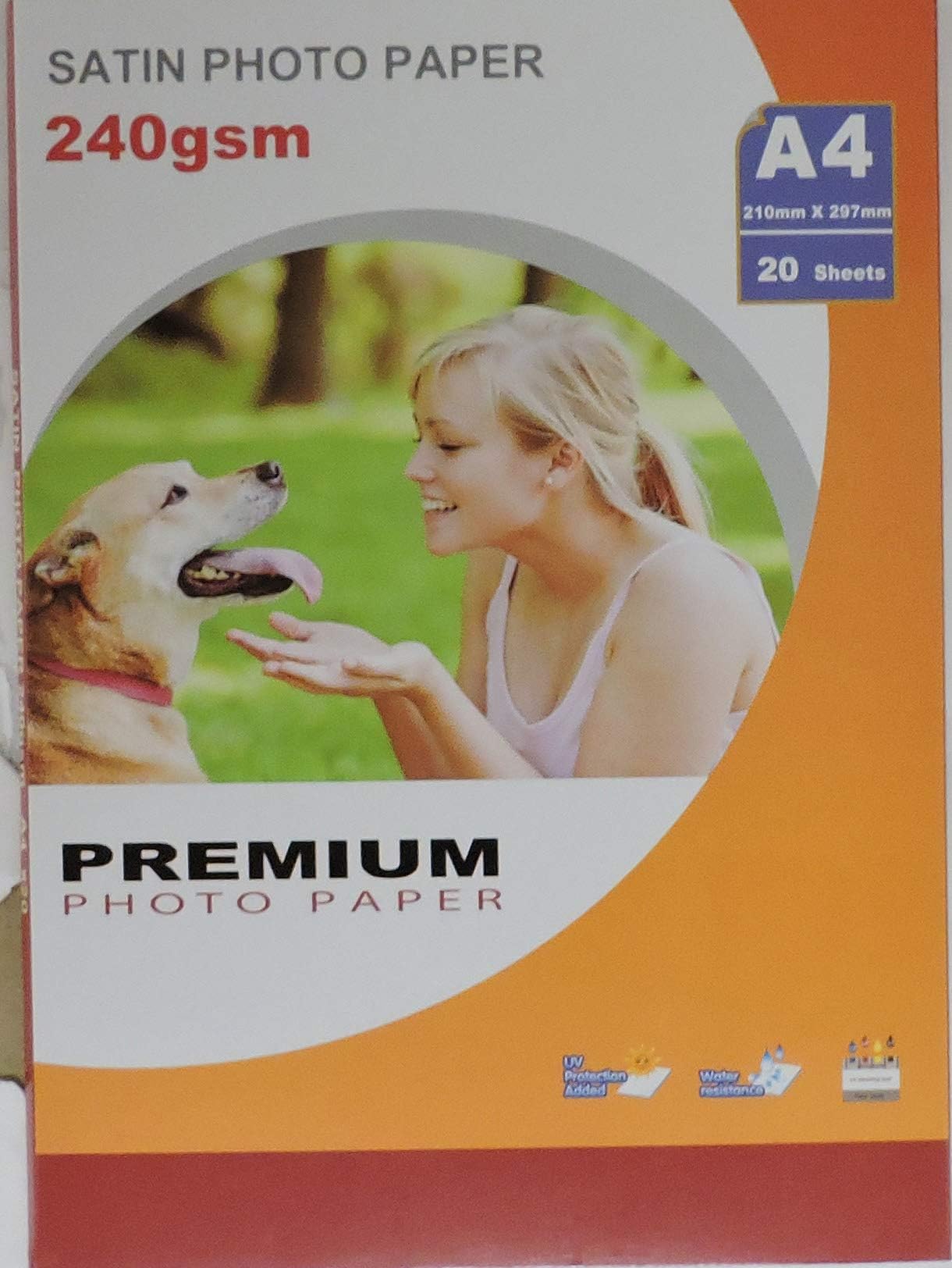 PPD 50 Sheets A4 Inkjet Professional Grade 290gsm Photo Paper Satin ...