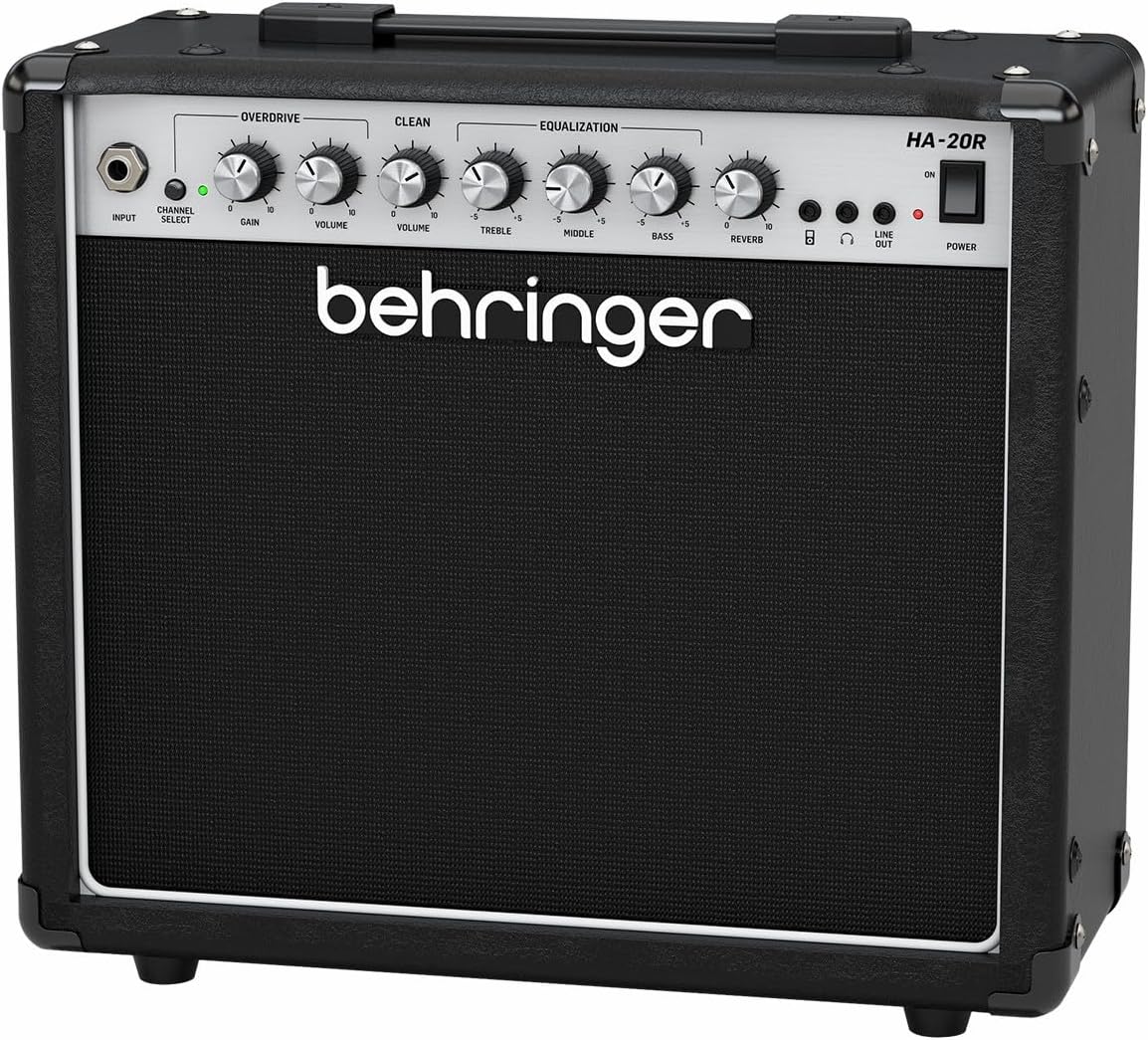 Amazon.com: Behringer HA-20R 20 Watt Guitar Amplifier with 2 ...