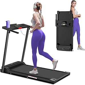 Aiteid Portable Treadmill with Handles, 3.0HP Walking Pad with Handle ...
