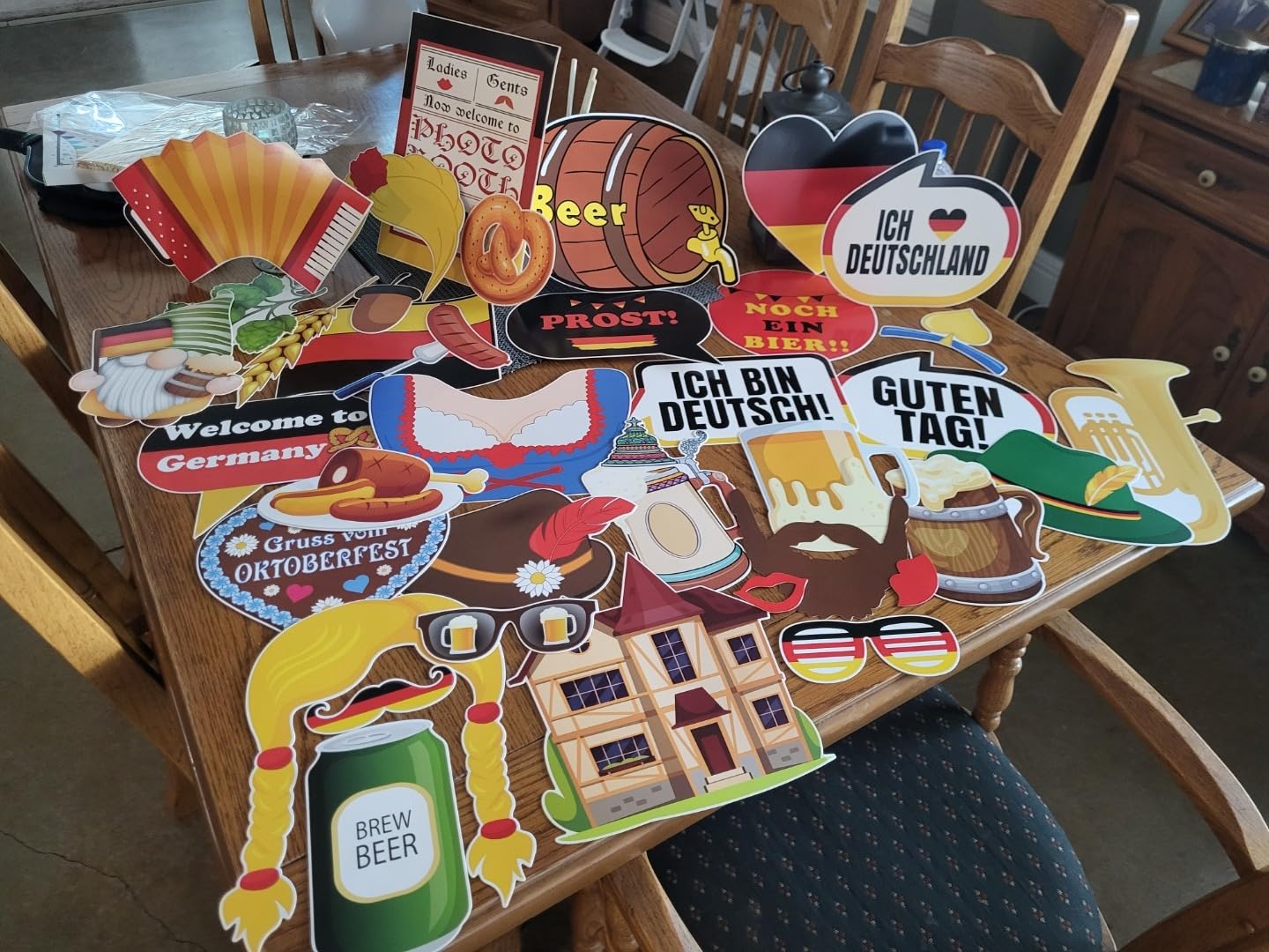 Amazon.com: German Photo Booth Props, 37pcs Germany Photo Booth Props ...
