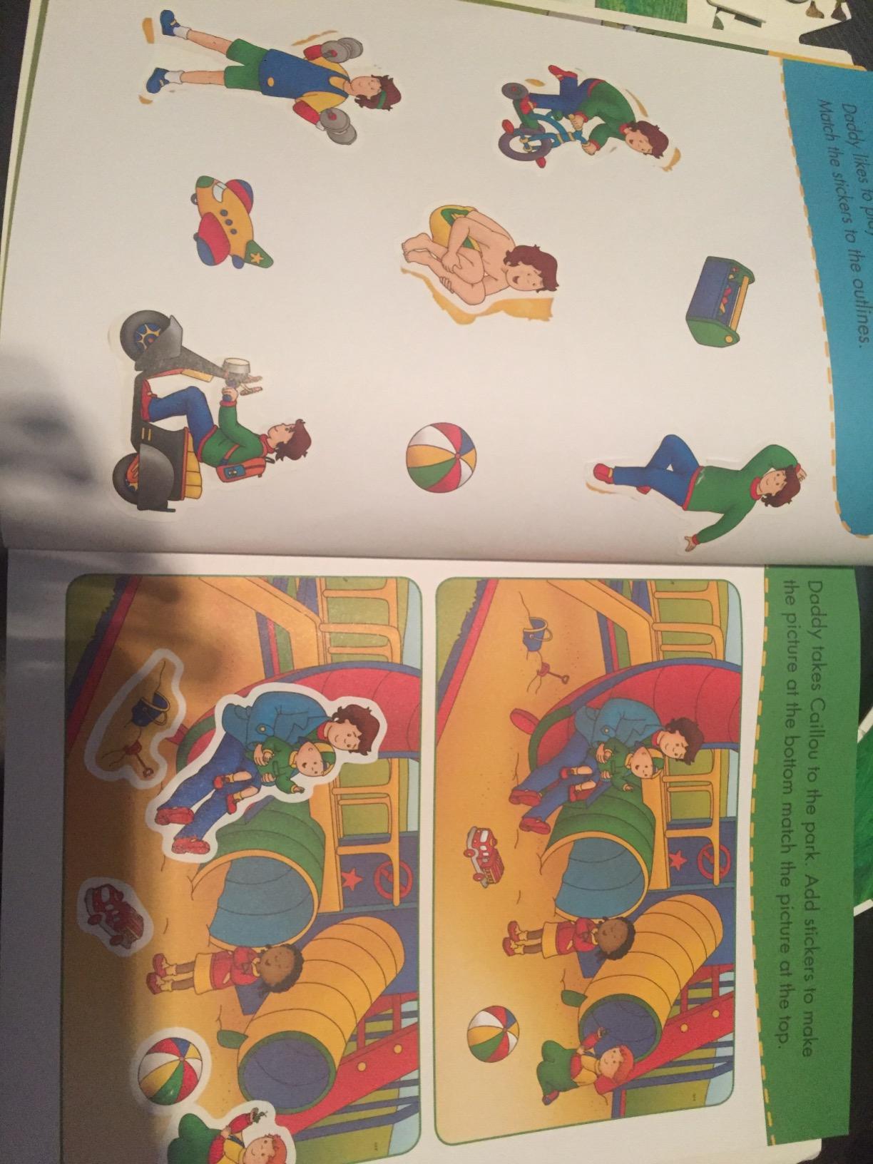Caillou: My First Sticker Book (Activity books): Éric Sévigny, Anne ...