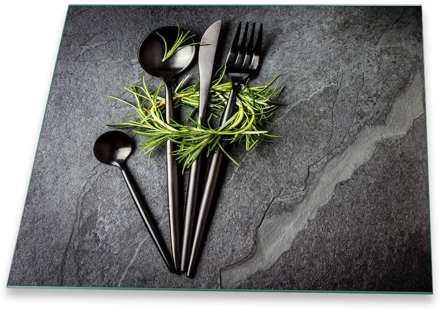 Lot de 2 cache-plaques vitrocéramiques - 60 x 52 cm - 30 x 52 cm - Pour ...