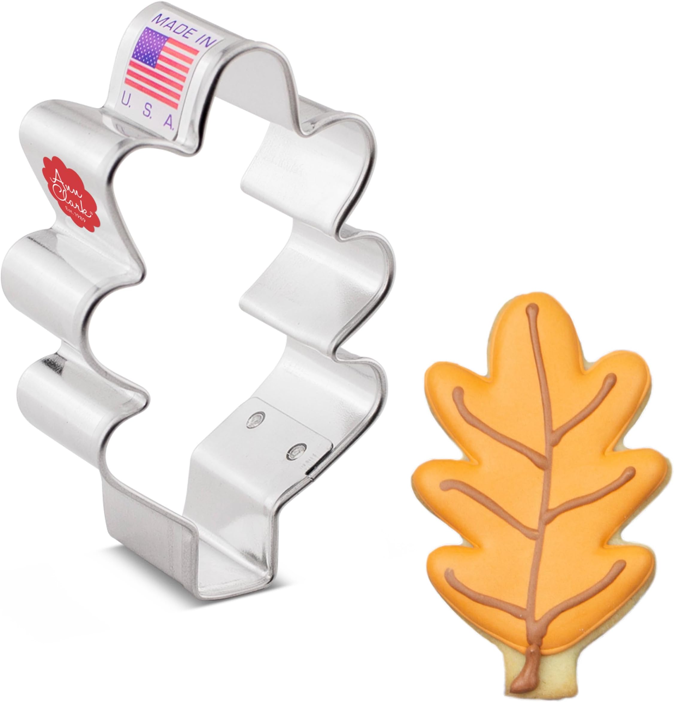 Amazon.com: LUBTOSMN Leaf Cookie Cutter-4 inch-Biscui Cookie Cutters ...