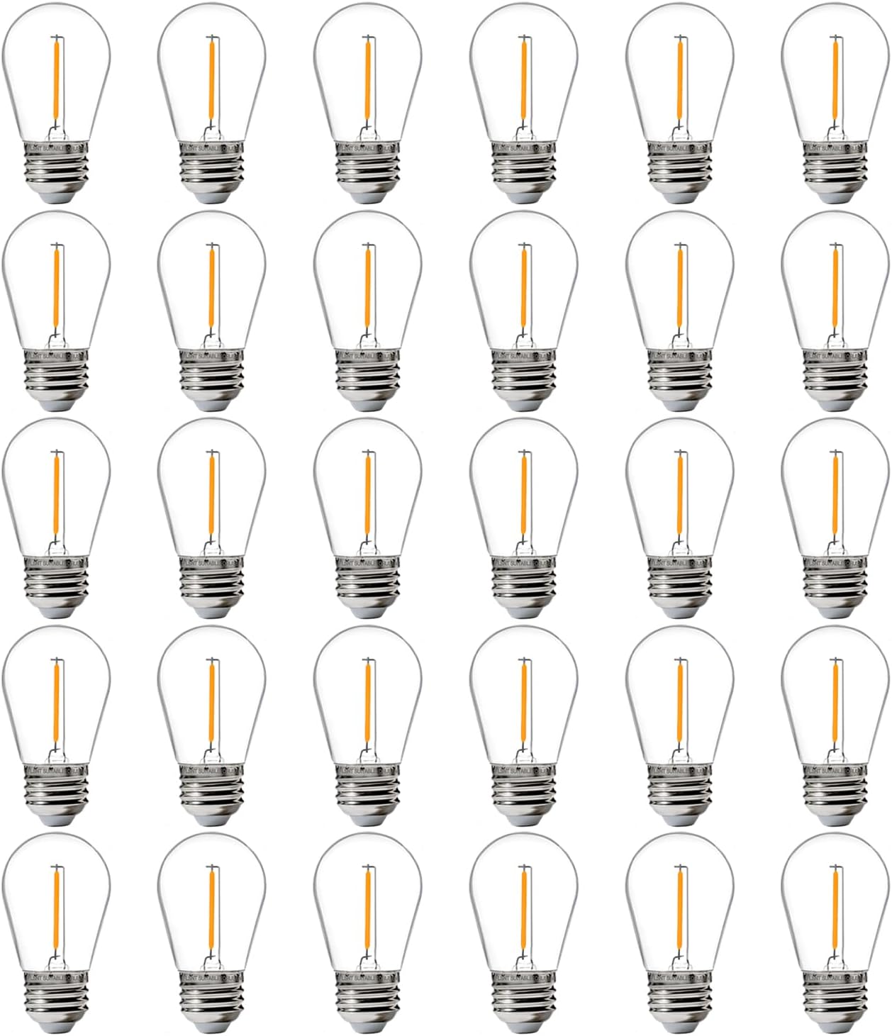 Amazon.com: HISTAR 9 Pack S14 LED Replacement Bulb for Outdoor String ...