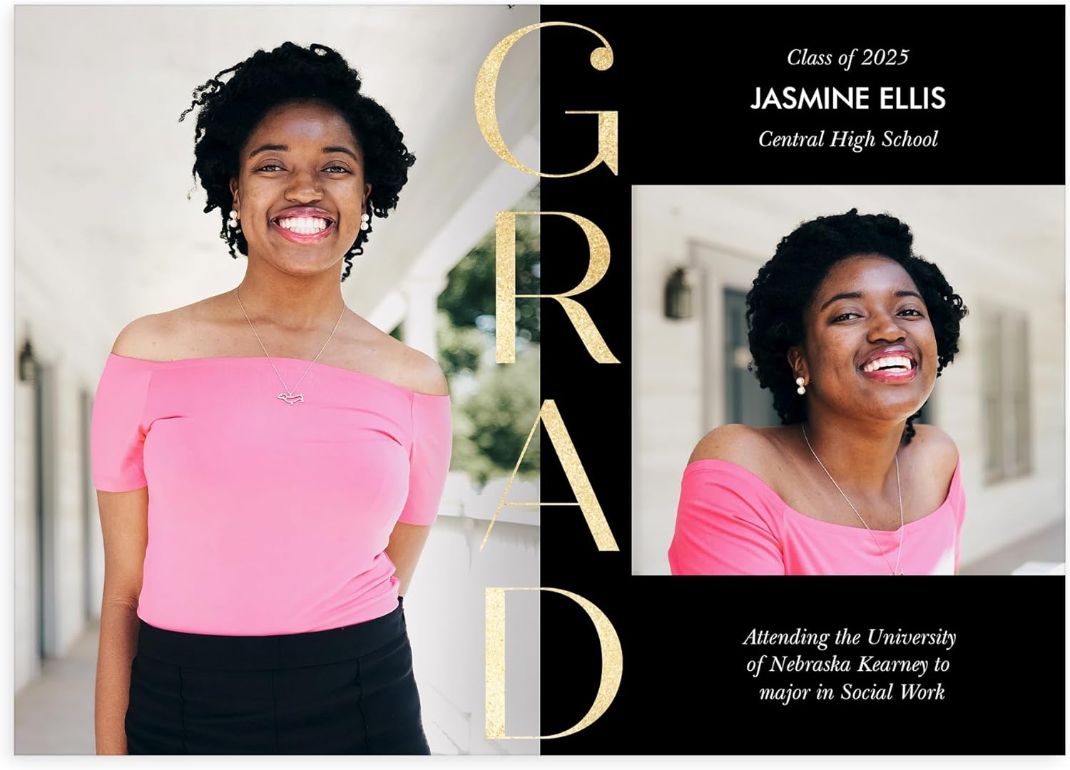 Amazon.com : Let's Make Memories Personalized Graduation Announcements ...