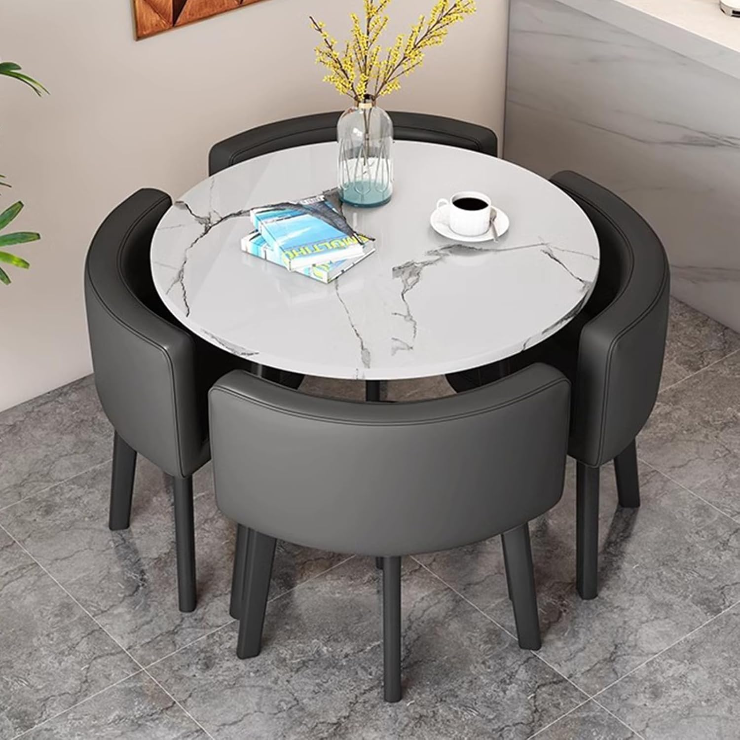 Amazon.com: GRIPITHPY Office Reception Table and Chair Combination ...