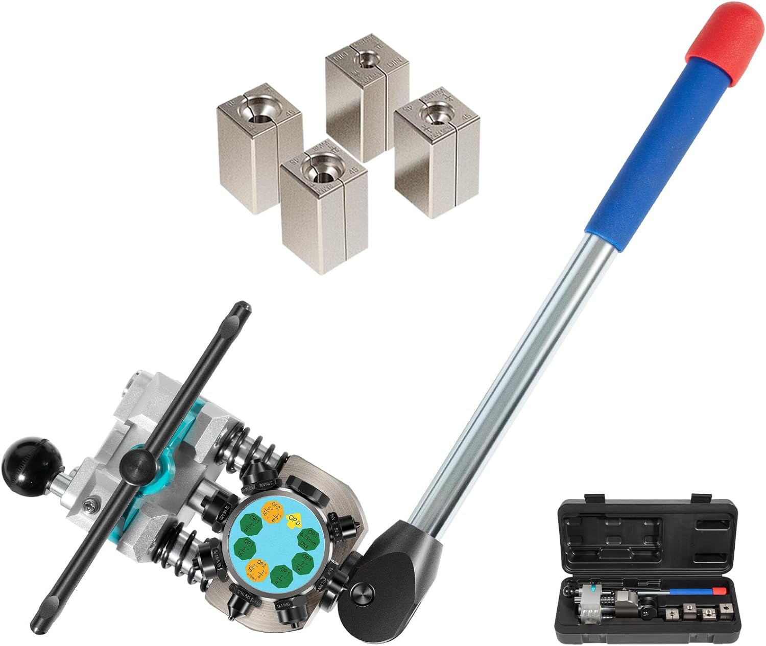 Amazon.com: 45-Degree Brake Line Flaring Tool Kit – Single, Bubble ...