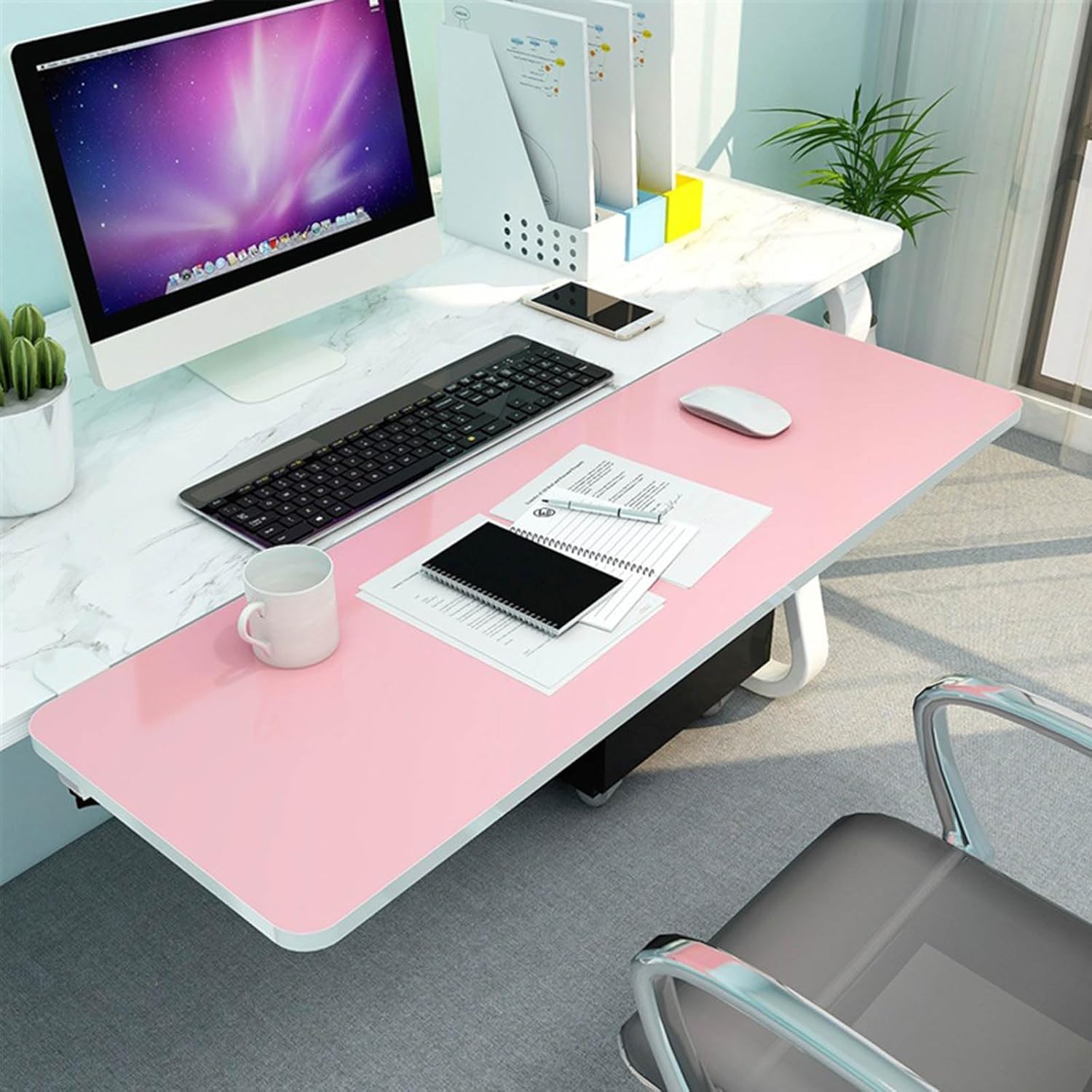 Ergonomics Desk Extender - Foldable Keyboard Tray Under Desk for ...