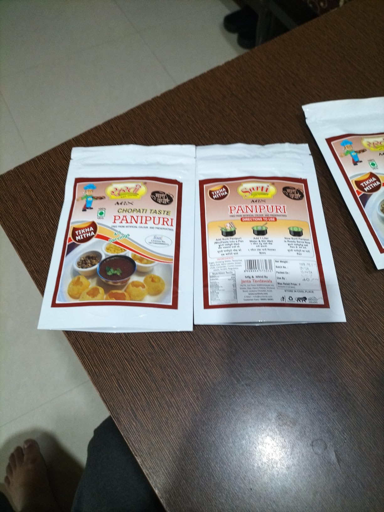 Surti mix Pani Puri Masala - The Authentic Indian Street Food Seasoning ...