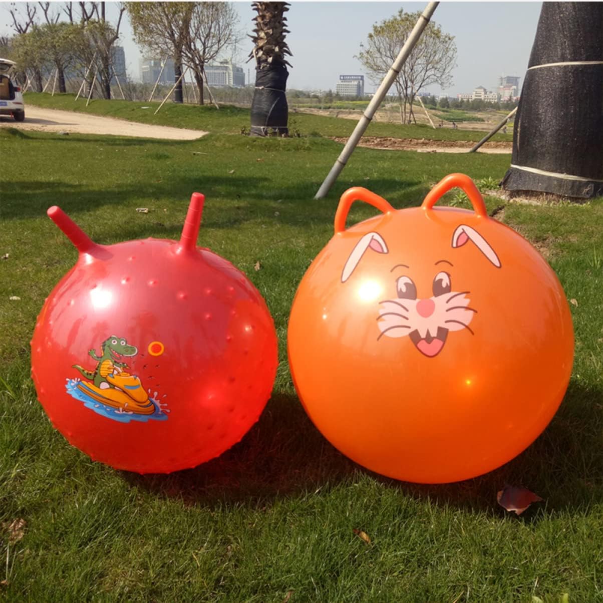 Buy Toyvian Kids Hopper Ball 2 Pieces Round Space Hopper Ball Kangaroo ...