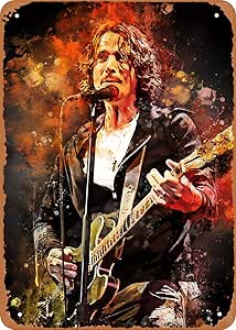 Amazon.com: Chris Cornell Plaque Poster Metal Tin Sign 8" x 12" Vintage ...