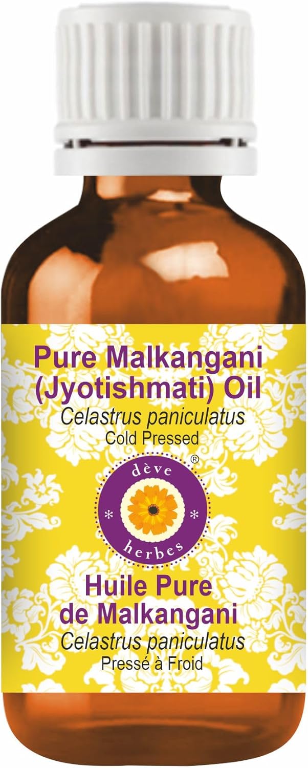 Amazon.com: Deve Herbes Pure Malkangni Oil 100ml (3.38 oz) : Health ...