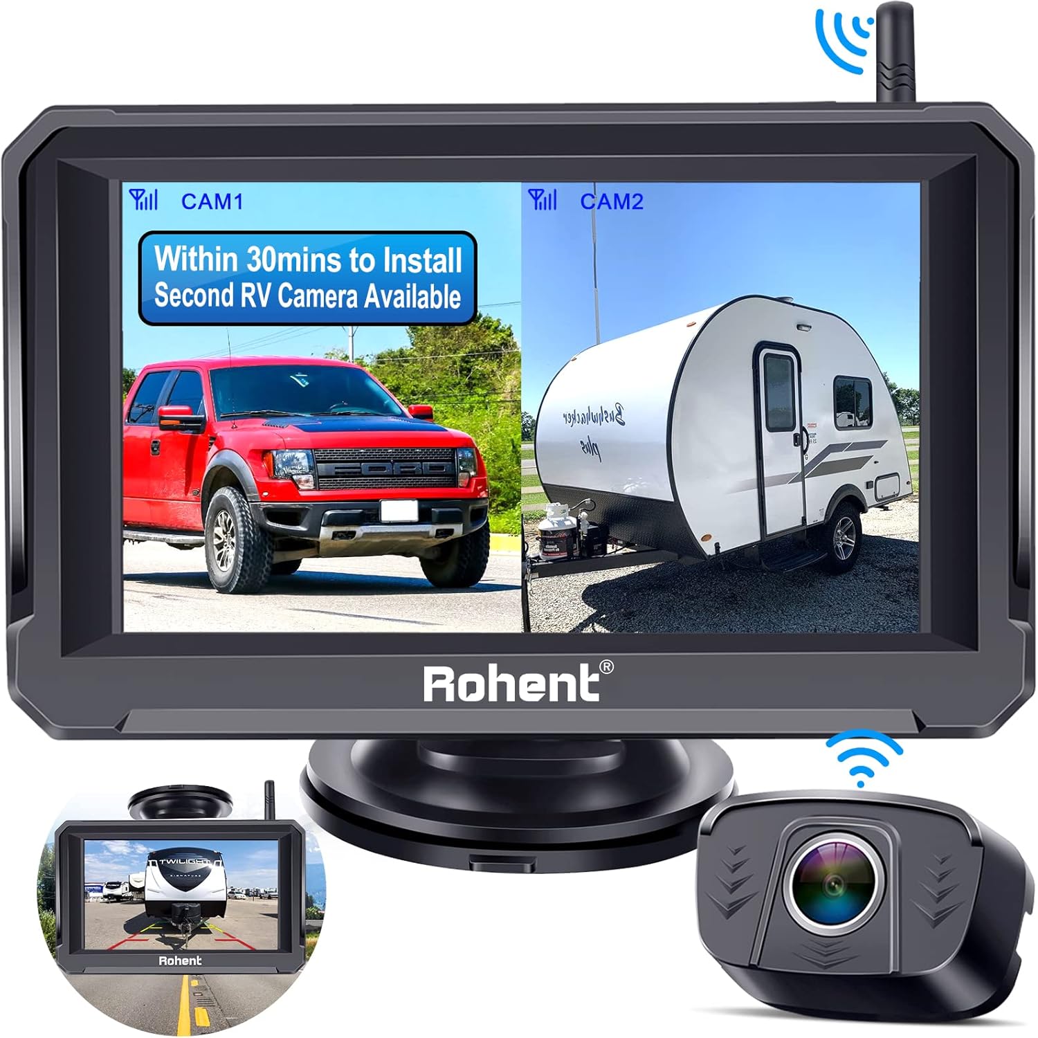 Caravan Wireless Reversing Camera Roundup - Essential Express